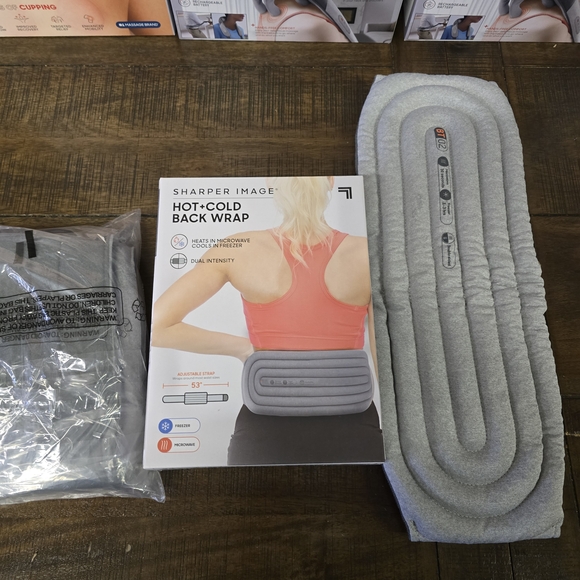 Sharper Image | Other | Sharper Image Dual Intensity Back Wrap In Gray ...